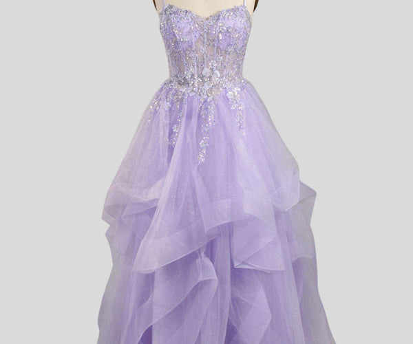 Jessica Stuart Hailey Baby Blue Ball Gown for Quinceaneras & Proms