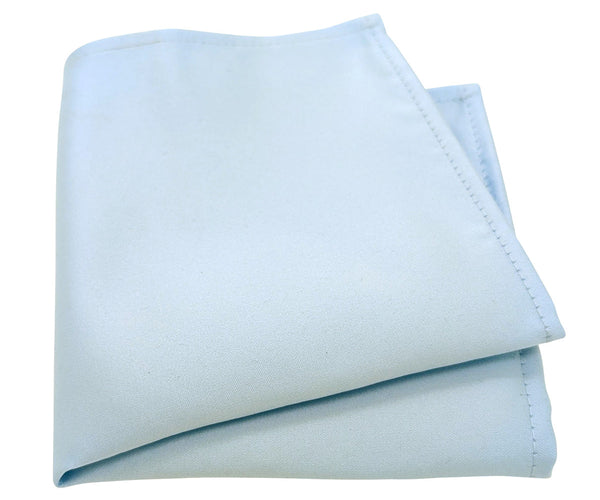 Light Blue Pocket Square - Satin Finish | 100% Polyester